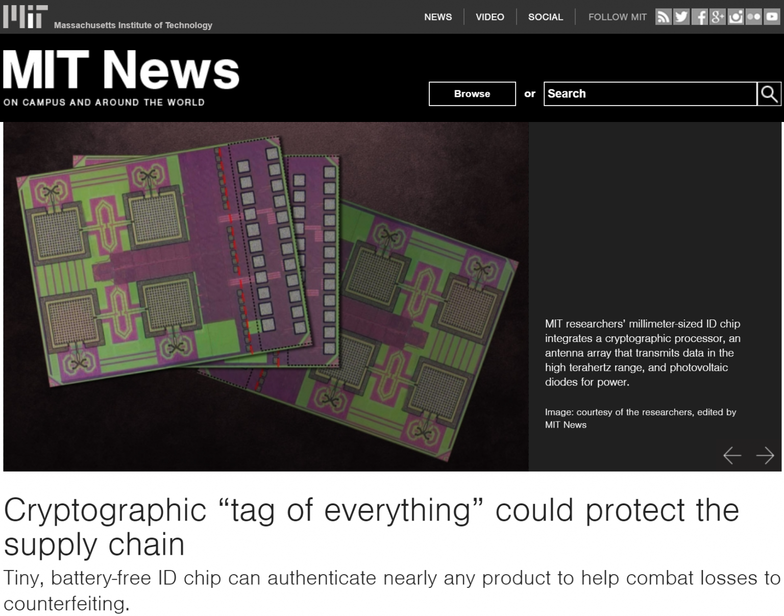- MIT Terahertz Integrated Electronics