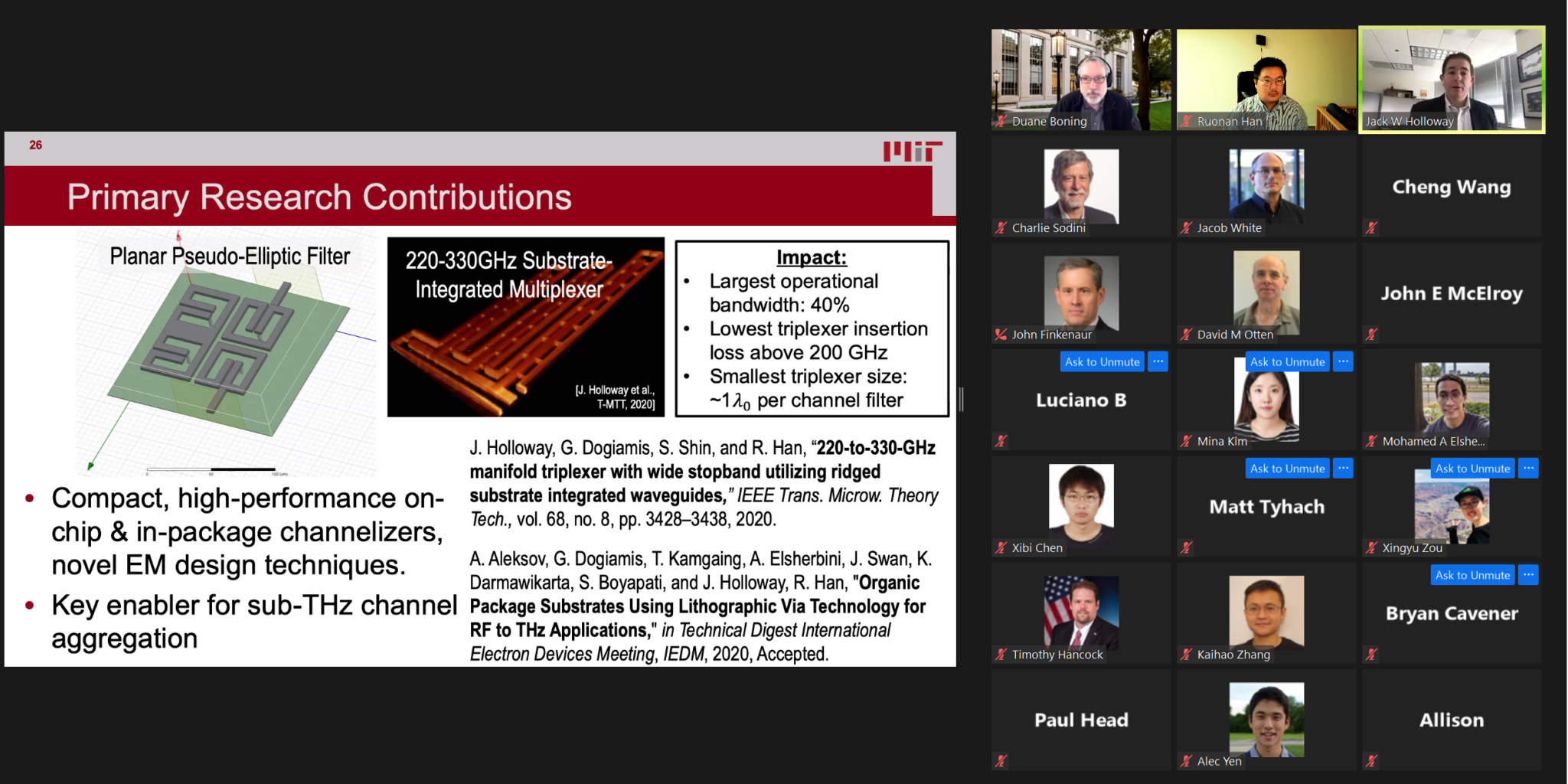 - MIT Terahertz Integrated Electronics